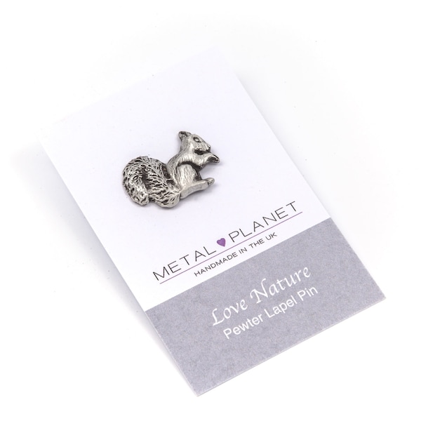 Squirrel Pin - Etsy