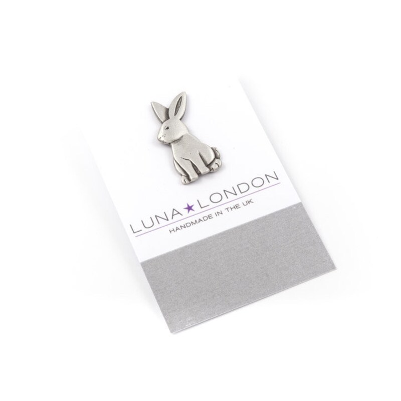 Rabbit Pin - Etsy