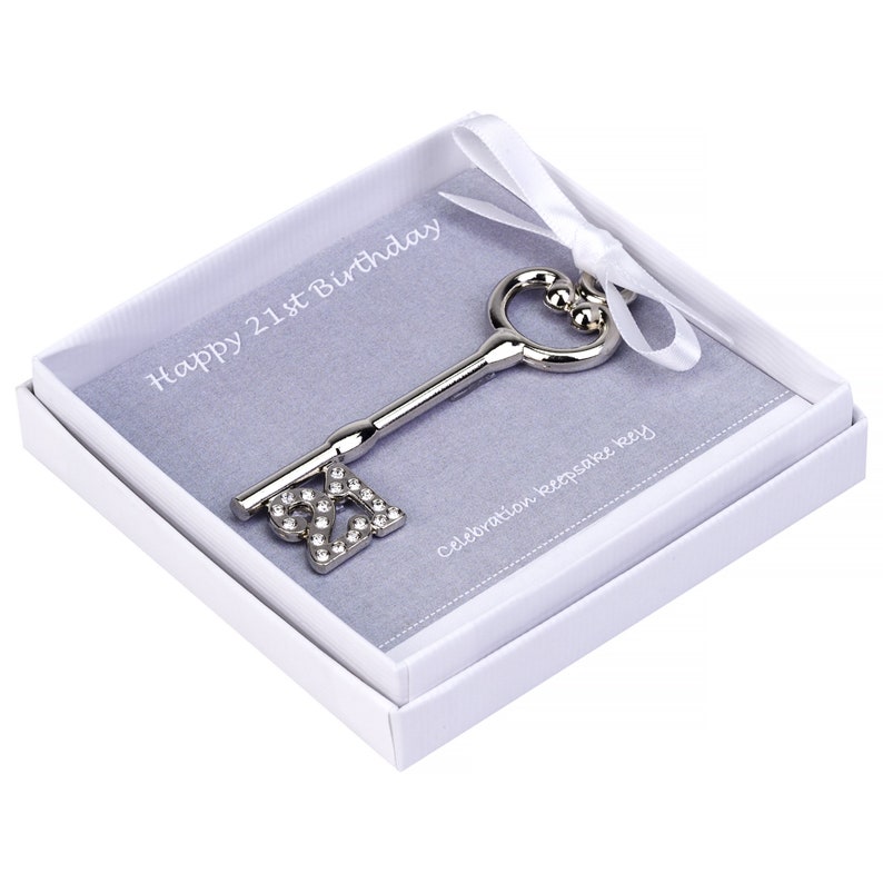 21 Metal Celebration Key - Etsy UK