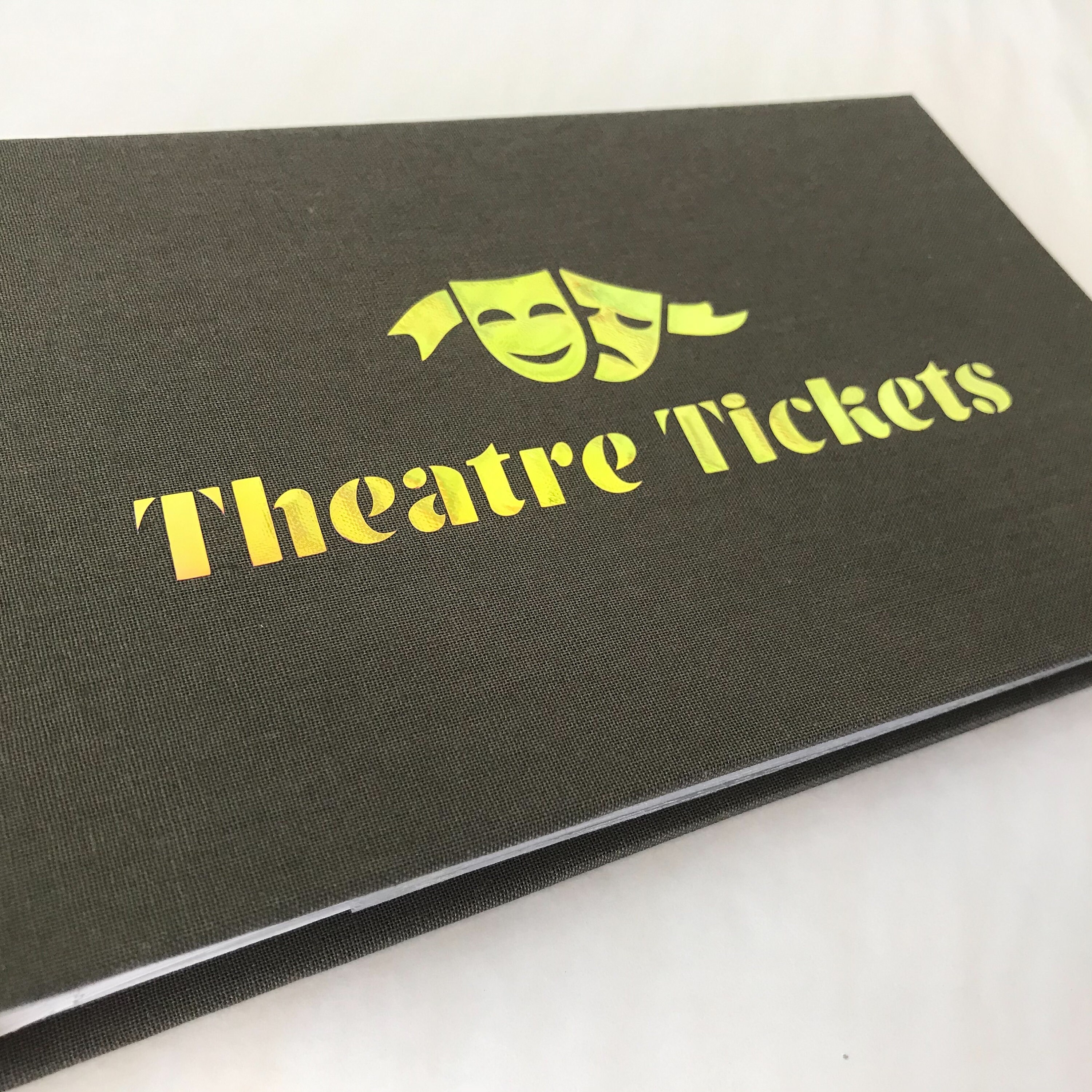 Theatre Ticket Storage Album With a Lined Area to Caption Your - Etsy