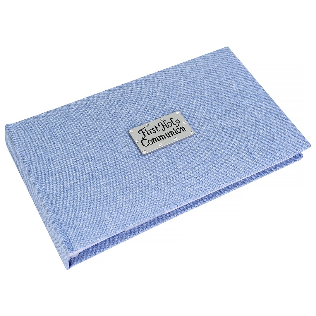 First Holy Communion Photo Album - Blue - Etsy
