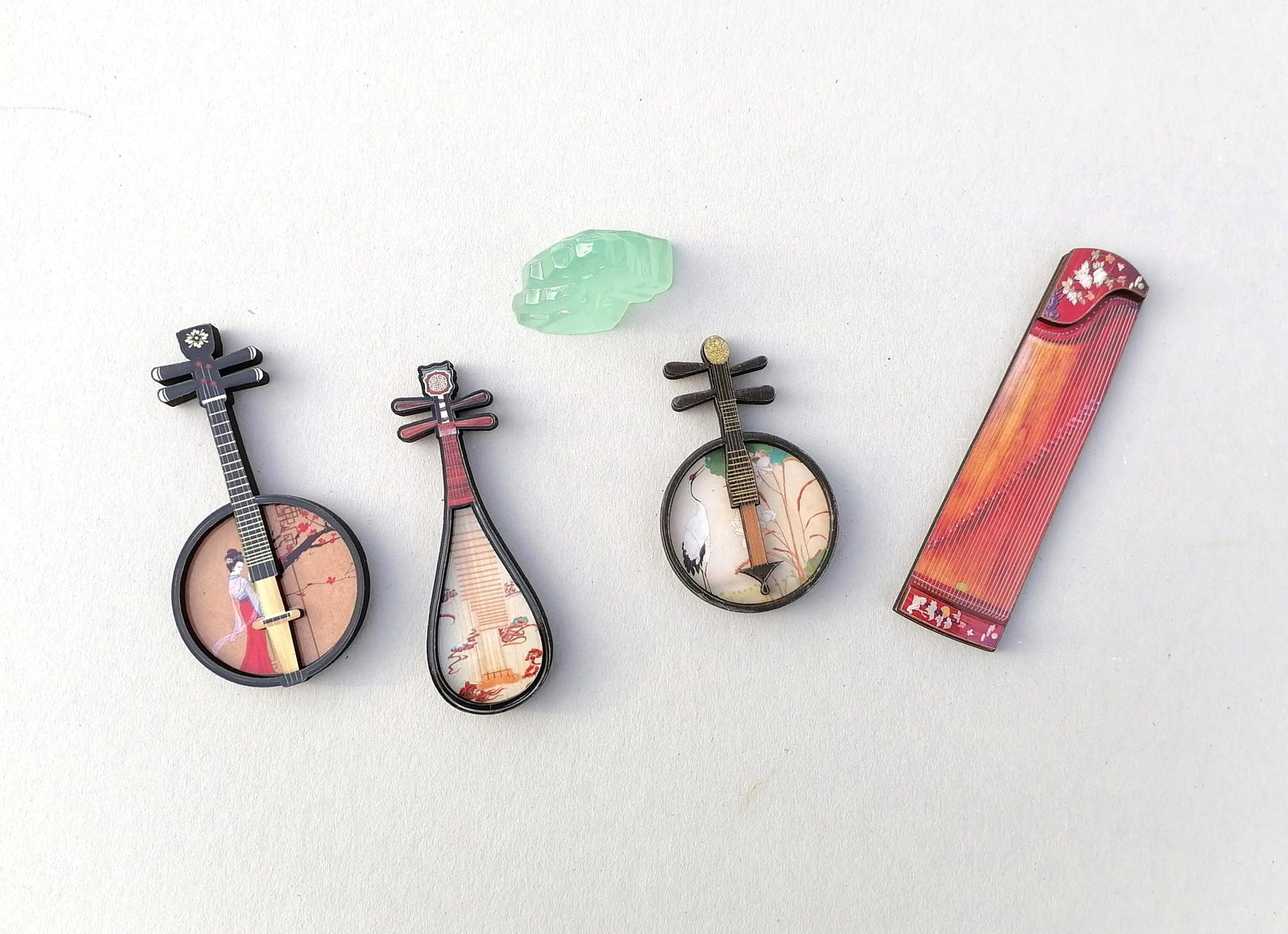 Chinese Musical Instruments Magnets/wooden Refrigerator Magnets/china ...