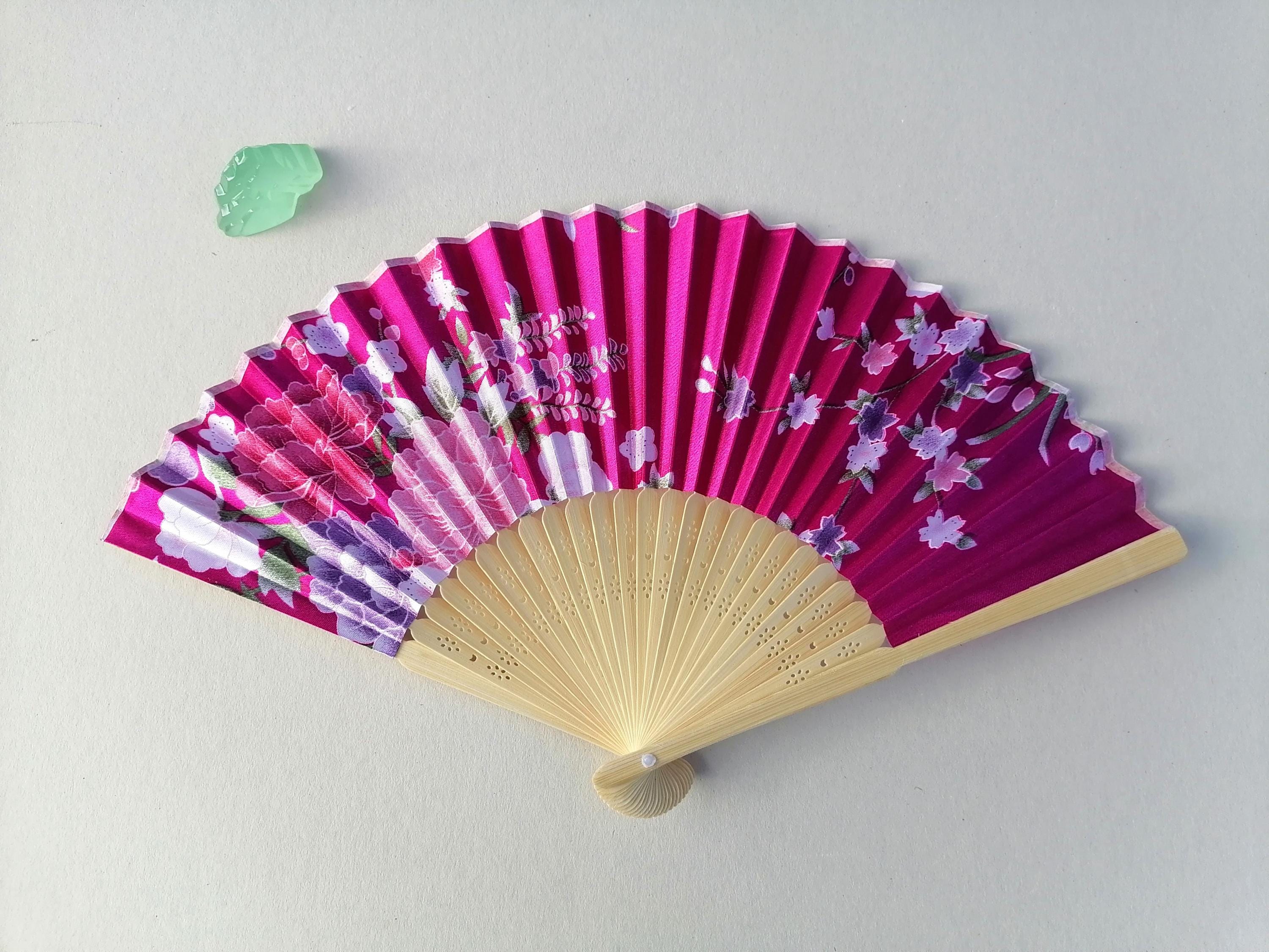 Chinese Folding Fan/handmade Fan/bamboo Fan/chinese Souvenir/party ...