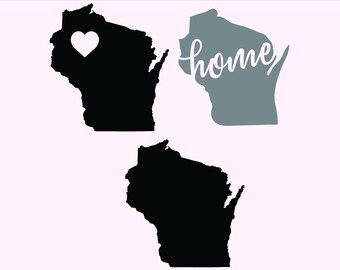 Wisconsin svg | Etsy