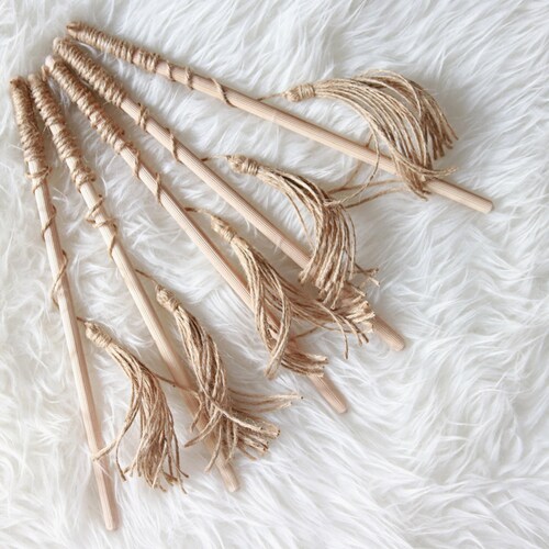 Cat Teaser Wand With Sisal Fringerscat Fishing Pole Gift - Etsy