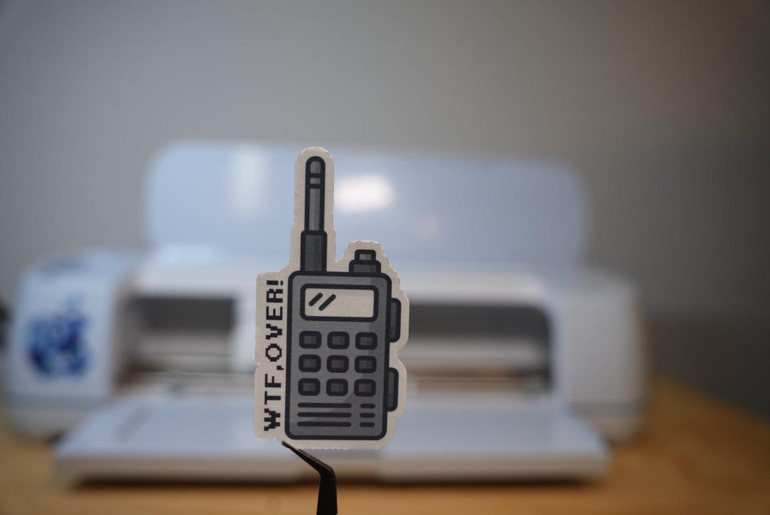 WTF, Over Vinyl Sticker, Funny Stickers, Sarcasm Stickers, Sarcastic ...