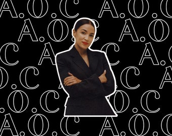 2 AOC Magnets / Alexandria Ocasio-cortez / Refrigerator Magnet - Etsy
