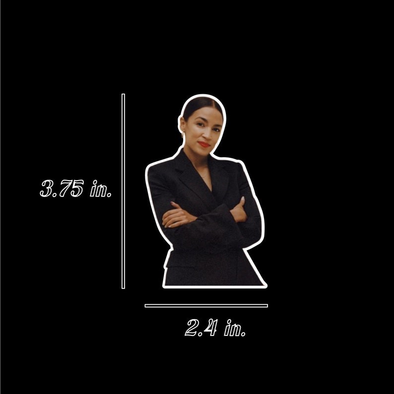 2 AOC Magnets / Alexandria Ocasio-cortez / Refrigerator Magnet / DSA ...