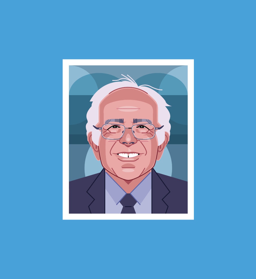 Bernie Sanders Sticker / Vinyl Laptop Sticker / Small Bumper - Etsy