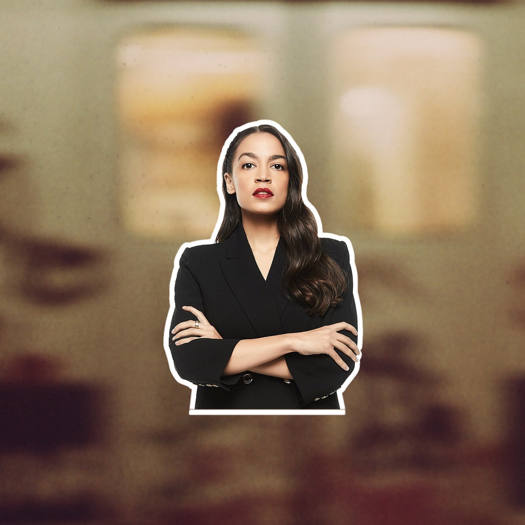 2 AOC Stickers / Alexandria Ocasio-cortez / Water Bottle Sticker / DSA ...