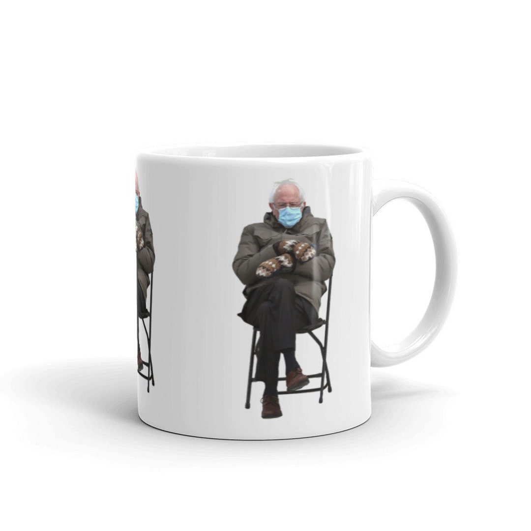 Bernie Mittens Meme Bernie Sanders Mug Bernie Chair Meme - Etsy
