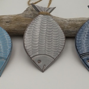 Ceramic Hanging Fish, Choose From Three Colours. Exclusive to Jake ...