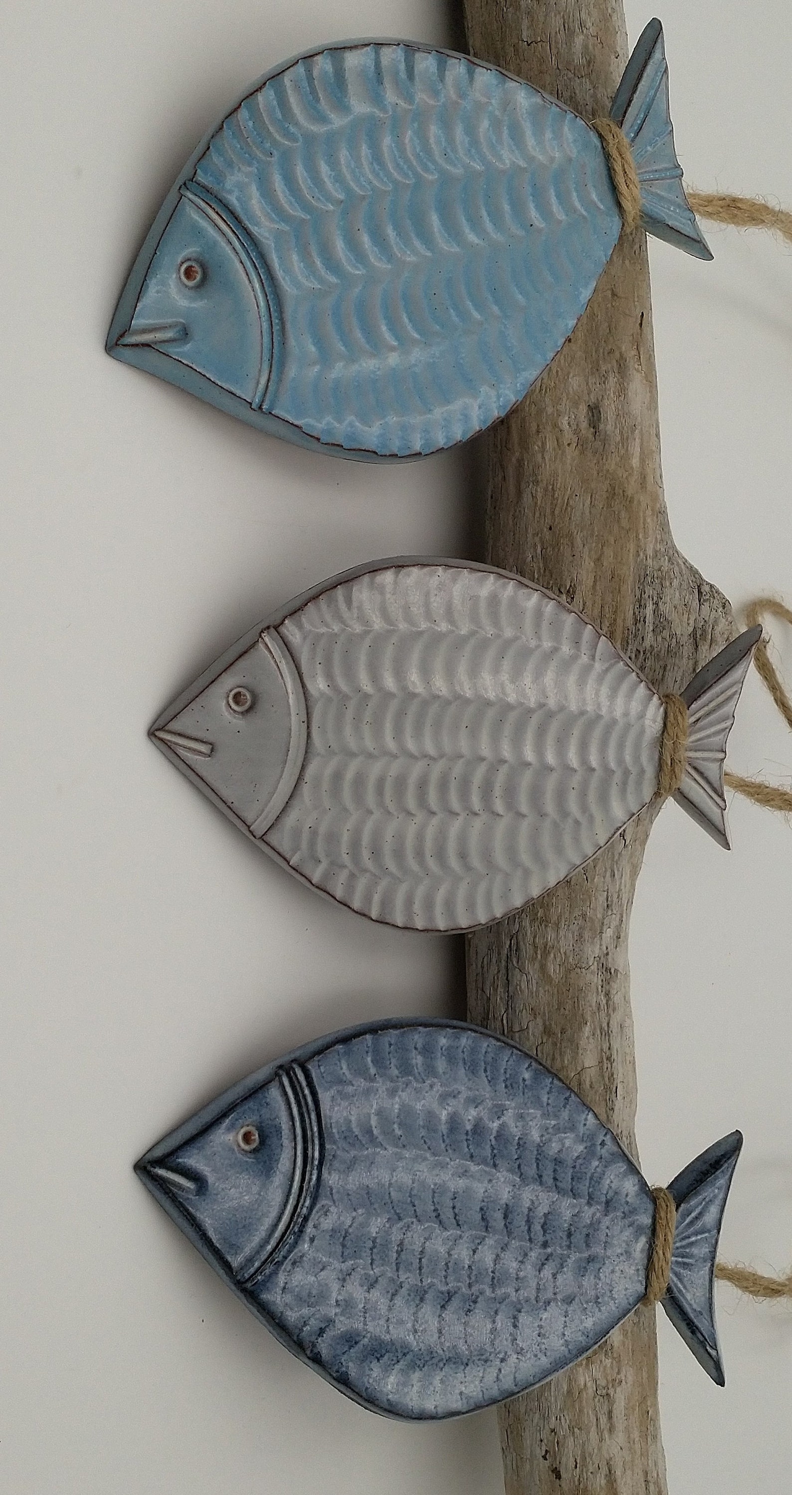 Ceramic Hanging Fish, Choose From Three Colours. Exclusive to Jake ...