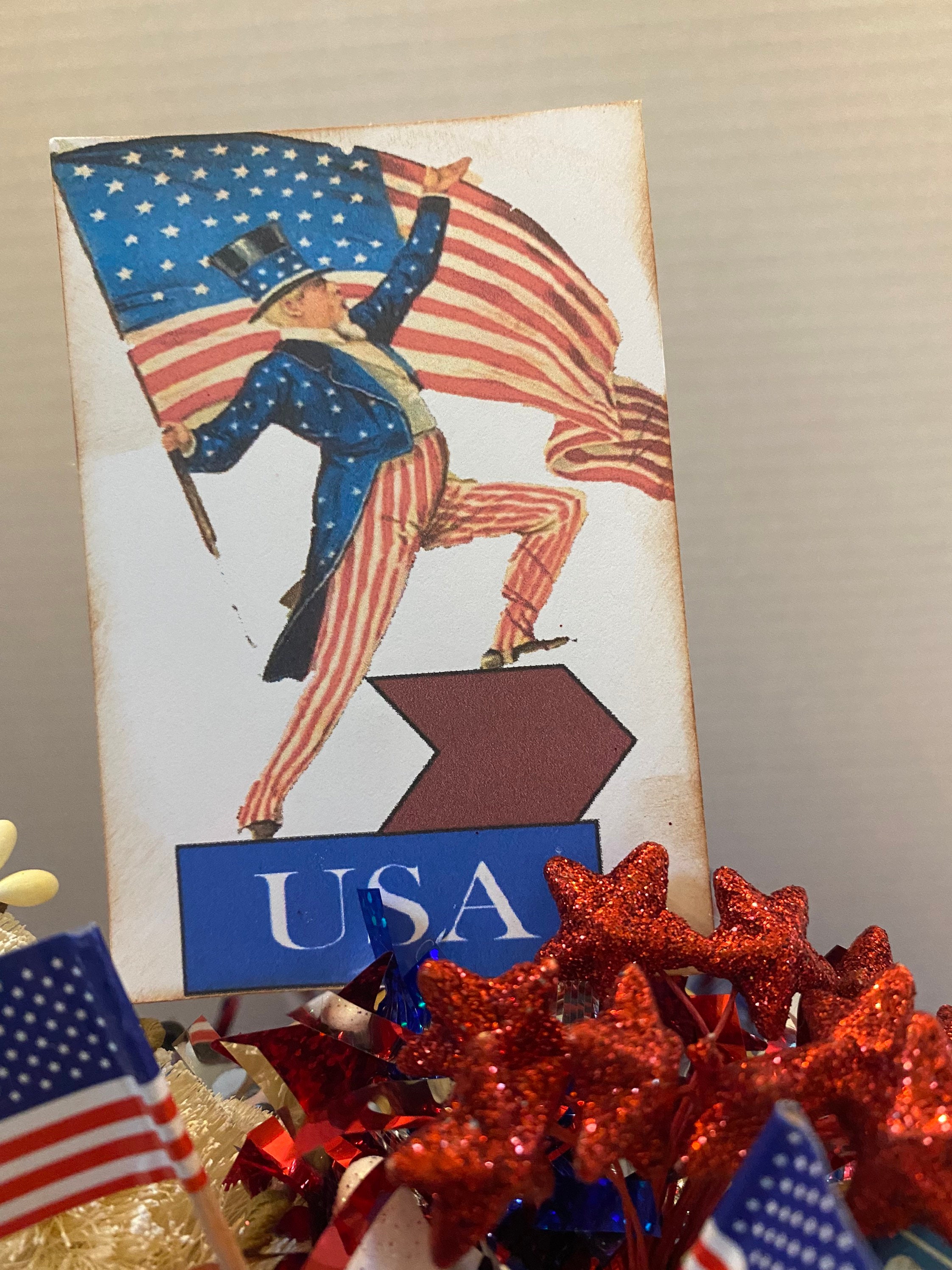 Vintage Fourth of July Display - Etsy