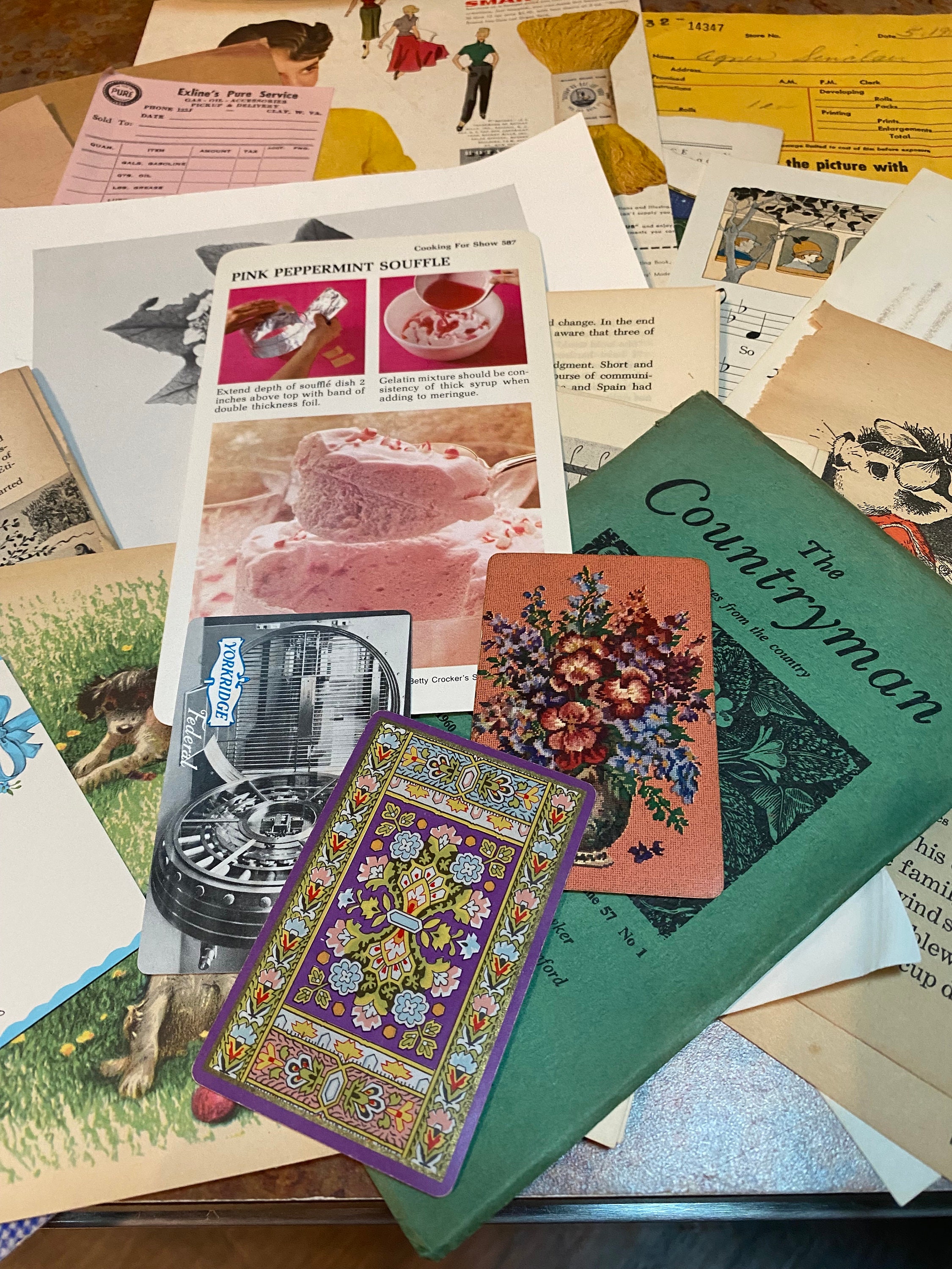 25vintage Junk Journal Collage Paper Ephemera Bundle - Etsy