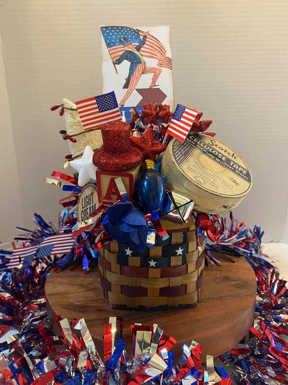 Vintage Fourth of July Display | Etsy