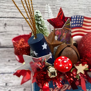 Vintage Kordite Freze Box Fourth of July Americana Accent - Etsy