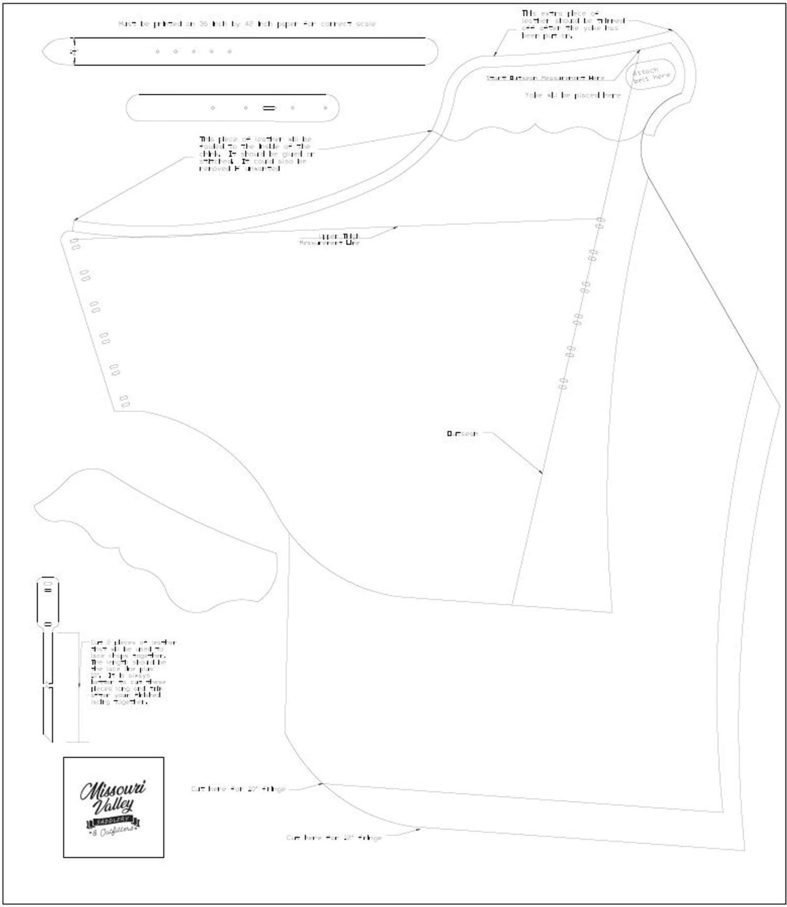 Chinks Pattern - Square Body - Etsy