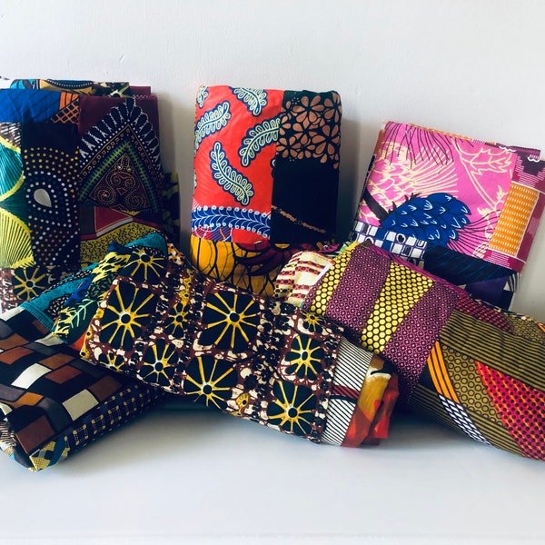 African Print Patchwork Fabric - Etsy