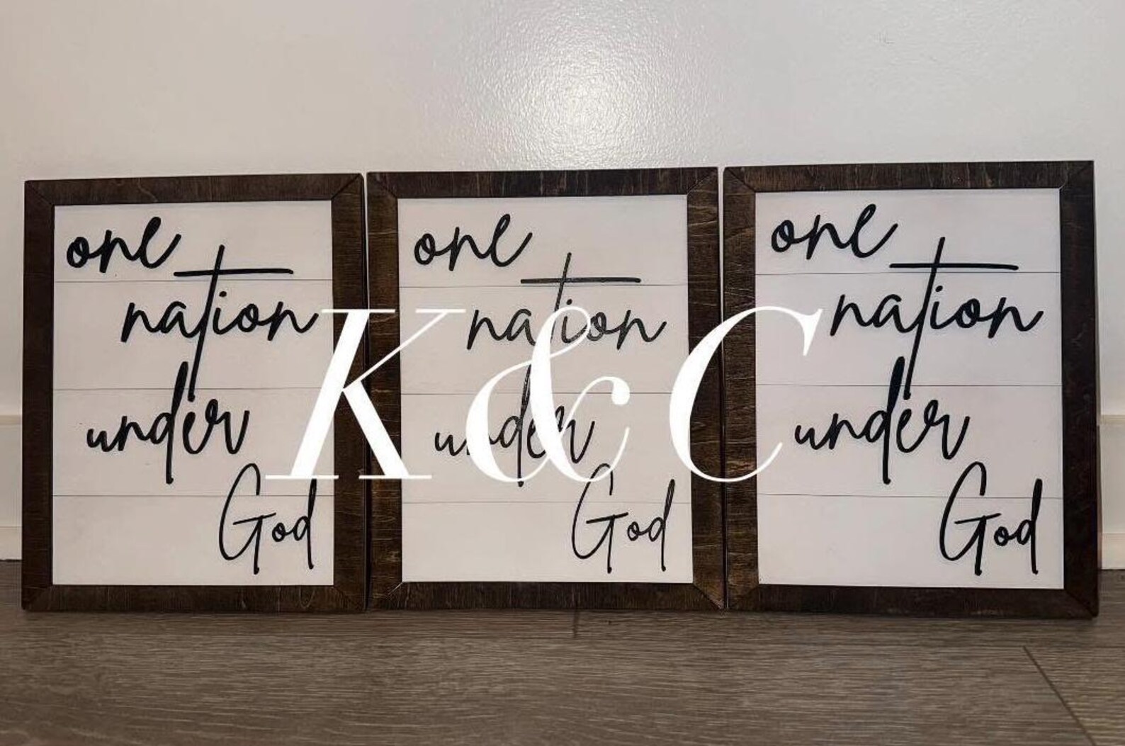 One Nation Under God Sign - Etsy