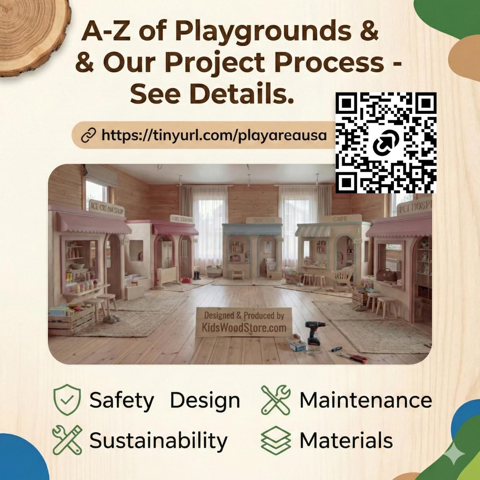 Two-story Wooden Playhouse – Grand Café Concept, 11 Ft Tall - Etsy