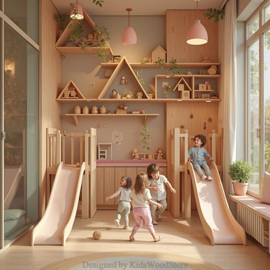 Custom Indoor Play Area & Kids Room Furniture for Daycare Personalized ...