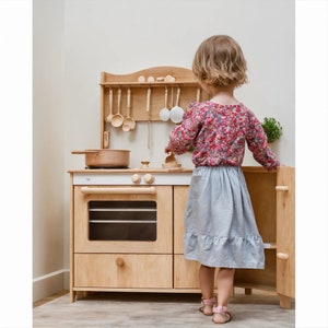 Handmade Wooden Play Kitchen Customizable Special Design - Etsy