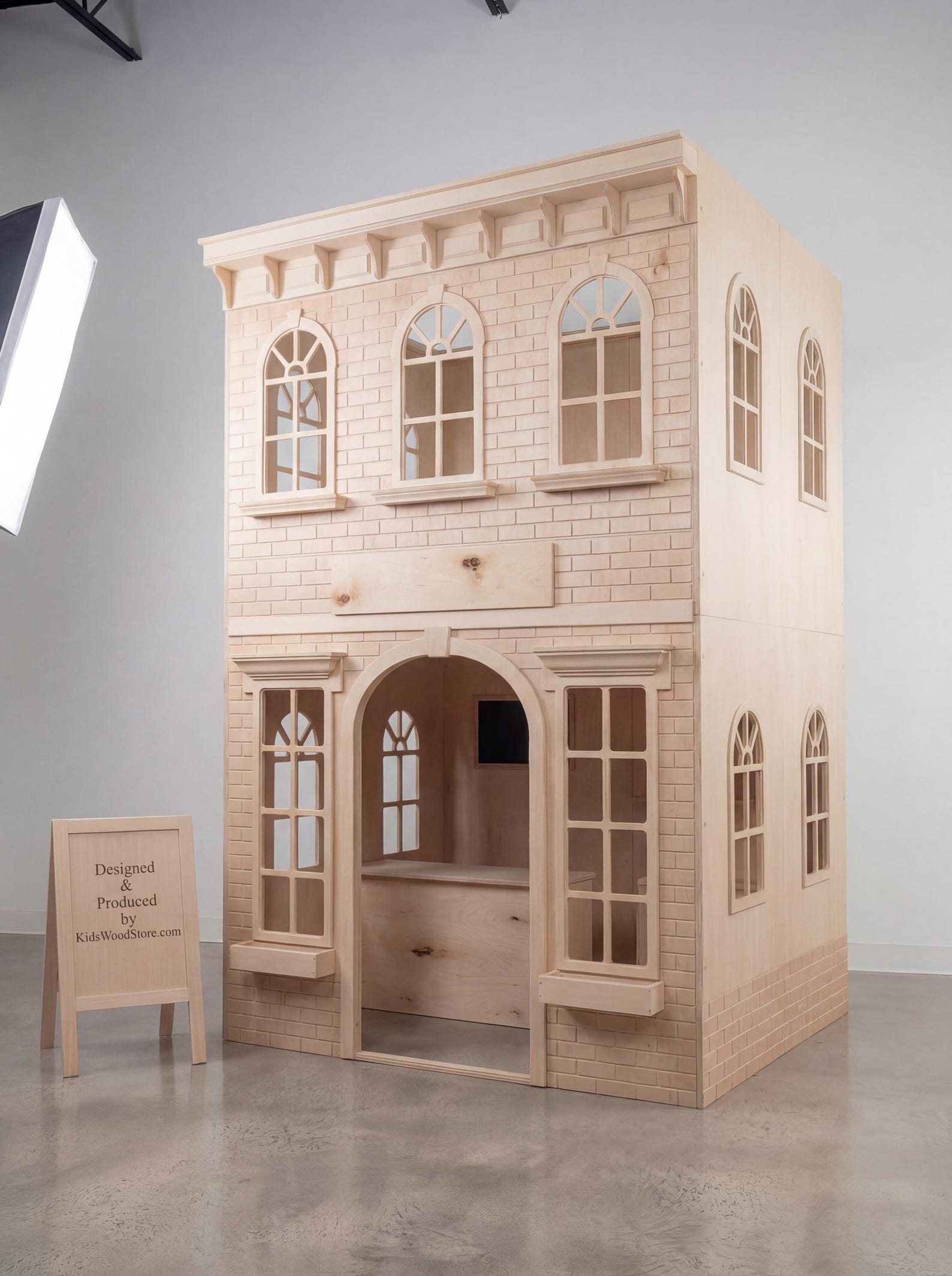 Two-story Wooden Playhouse – Grand Café Concept, 11 Ft Tall - Etsy