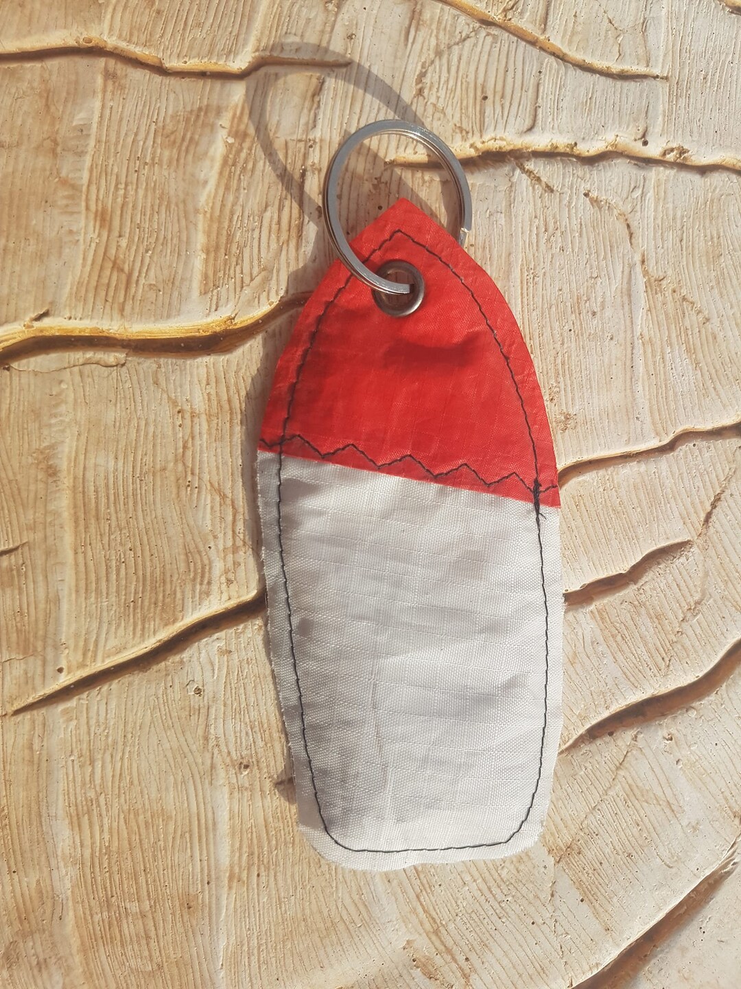 Surfboard Key Ring in Recycled Sail Recycled Sail Kitesurf - Etsy