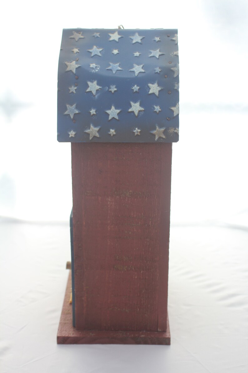 Decorative Rustic Country Birdhouse - Barn With American Accents - Etsy