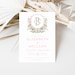 Roses Bouquets Flower Wedding Crest - Monogram Crest - Pink Peony ...