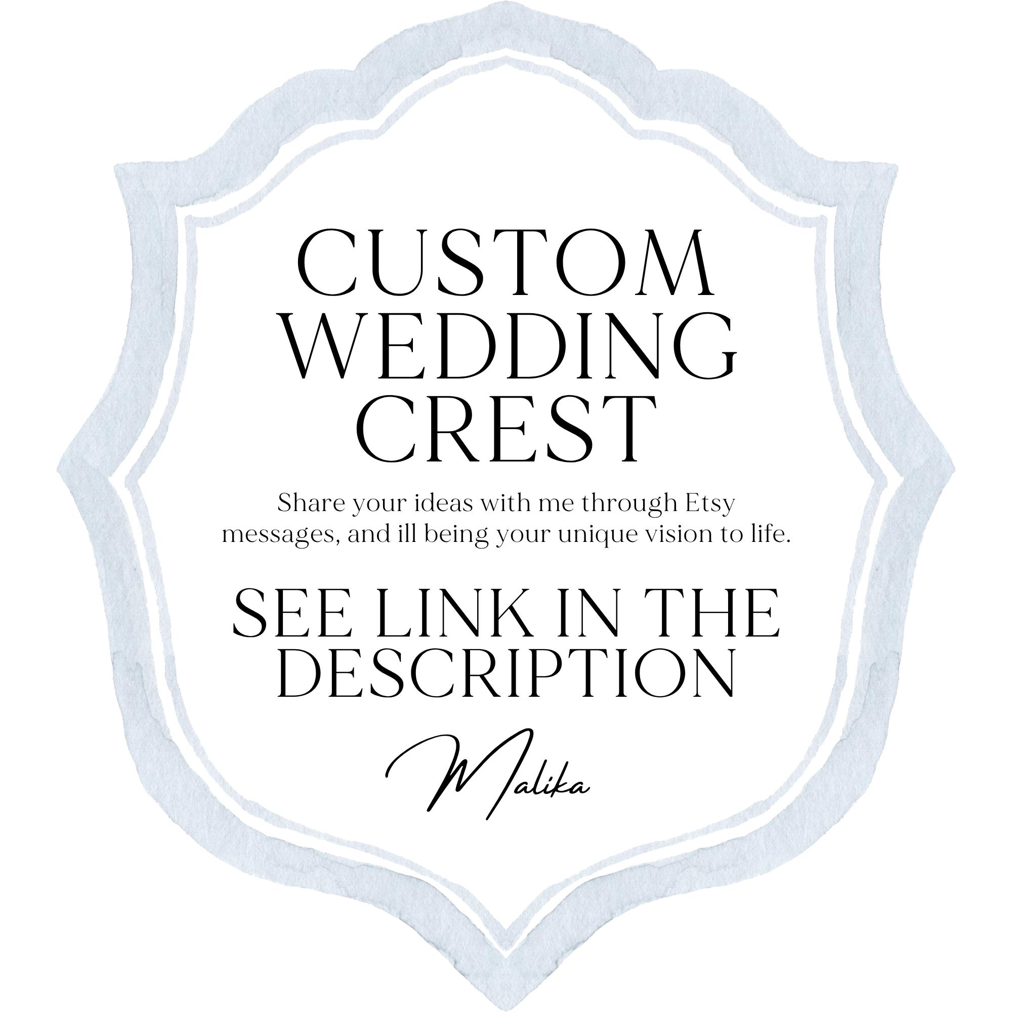 Pink Coquette Ribbon Bow Crest Wedding Crest - Monogram Crest - Pink ...