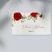 ROSIE Printable Table Name Card, Red and White Roses Place Cards ...