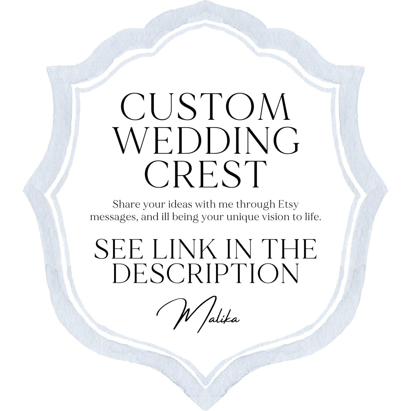 Blush Pink Floral Rustic Greenery Flower Wedding Crest - Monogram Crest ...