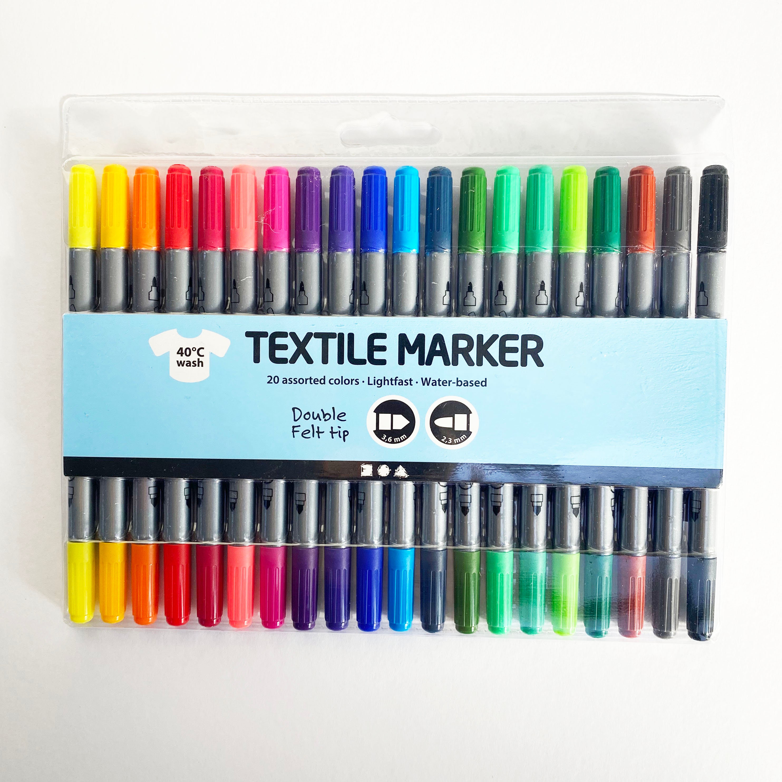 Fabric Pens Textile Markers Bold Vibrant Duel Ended Pen - Etsy UK