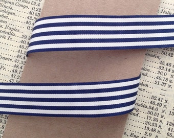 Blue Stripe Ribbon | Etsy