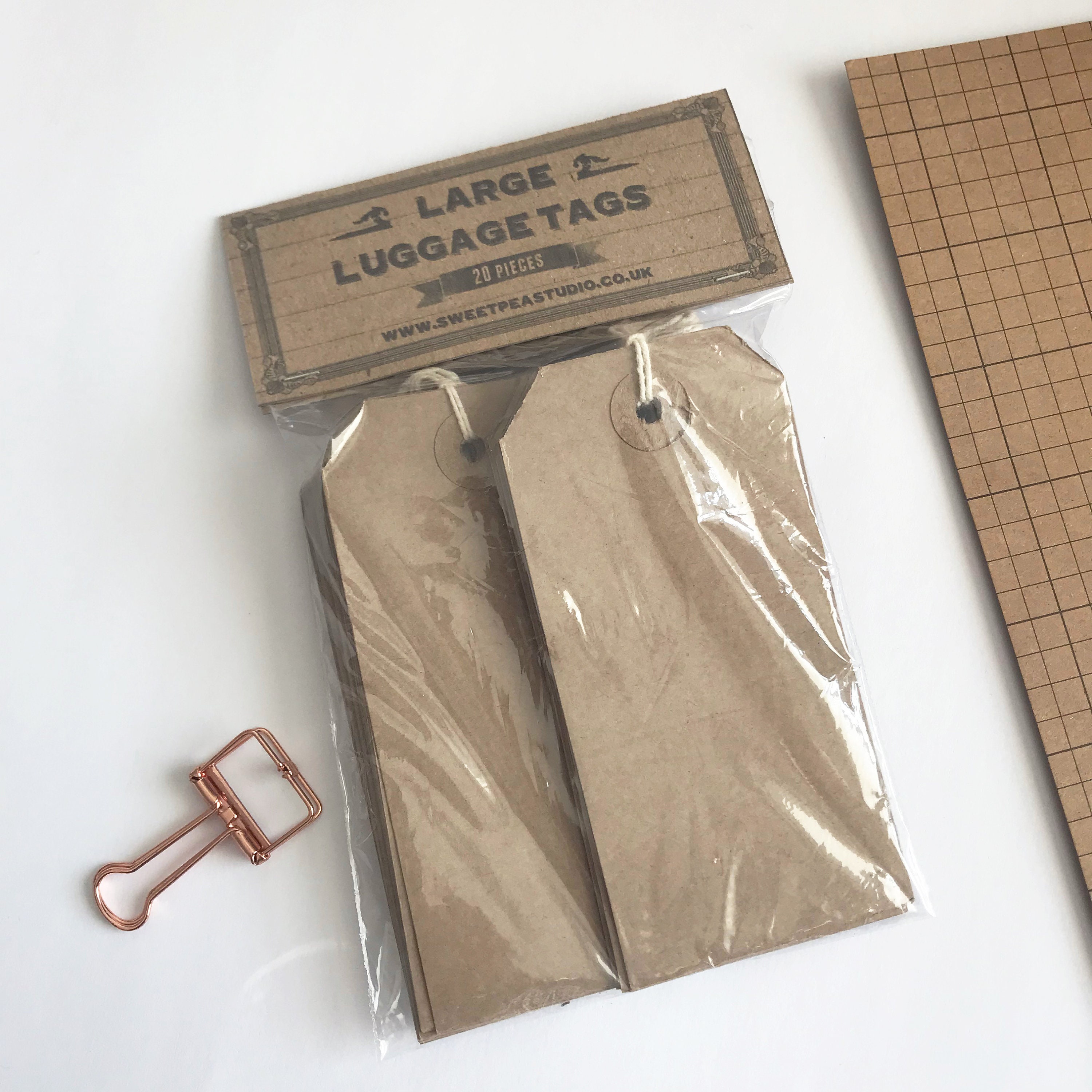 Brown Kraft Card Gift Tags 20 Vintage-inspired 54mm X 108mm - Etsy UK