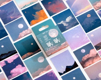 Sky Blue Stickers - Etsy