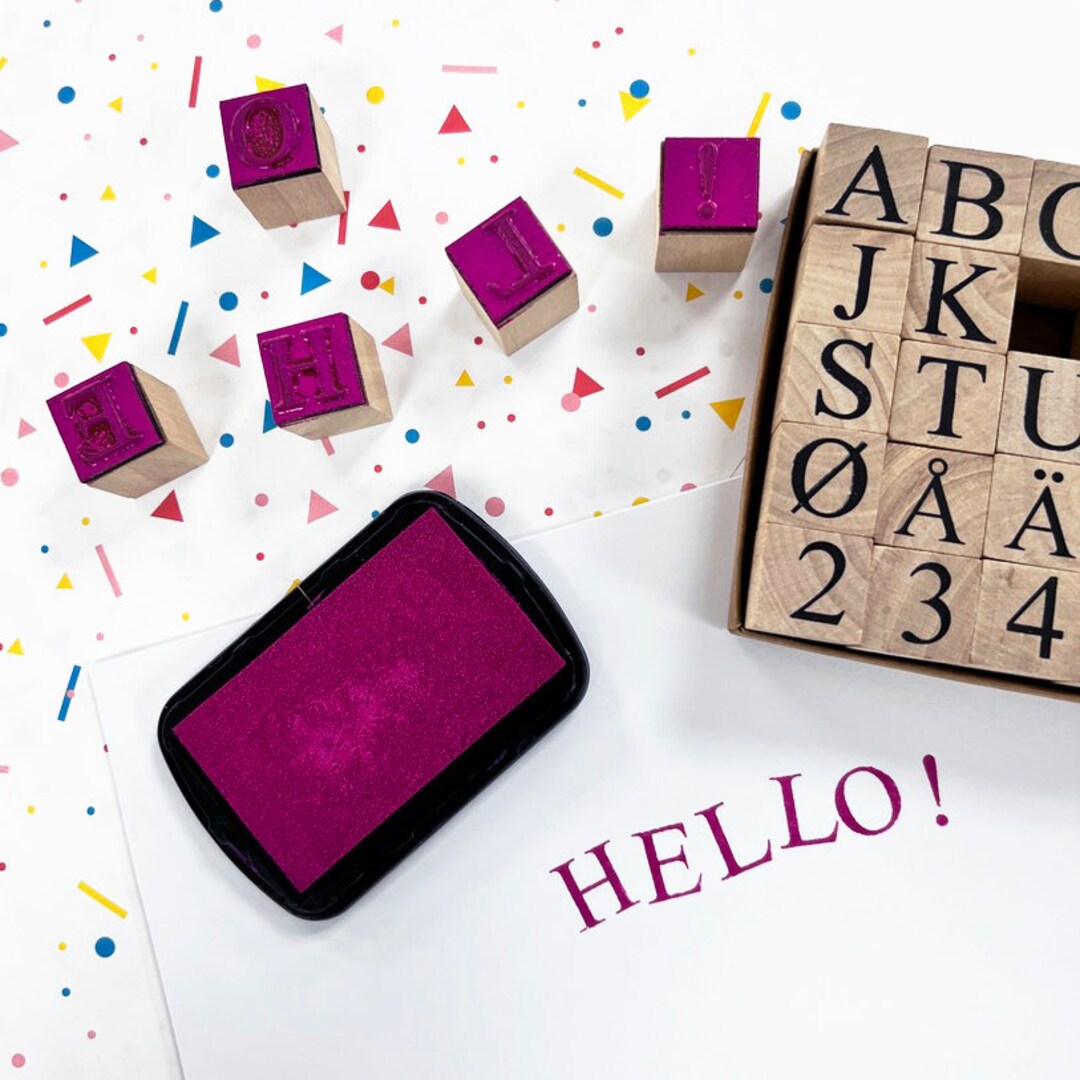 Large Alphabet Stamps