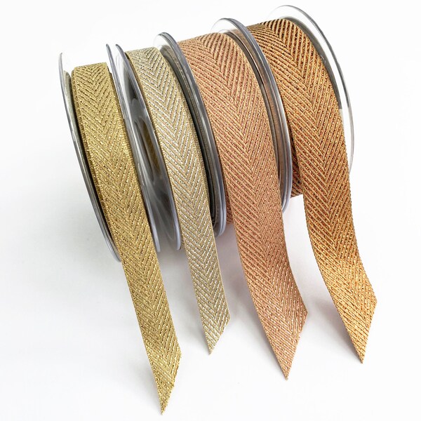 Metallic Ribbon - Etsy