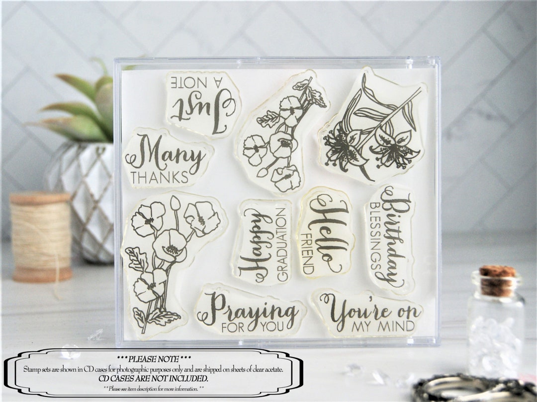 VERVE STAMPS - Floral Notes Stamp Set and Coordinating Dies ...
