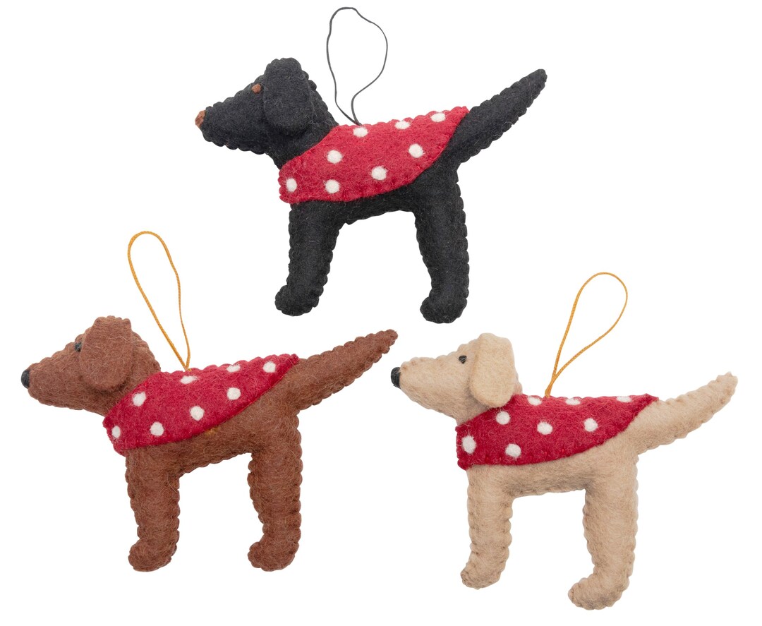 Labrador Christmas Decorations - Etsy