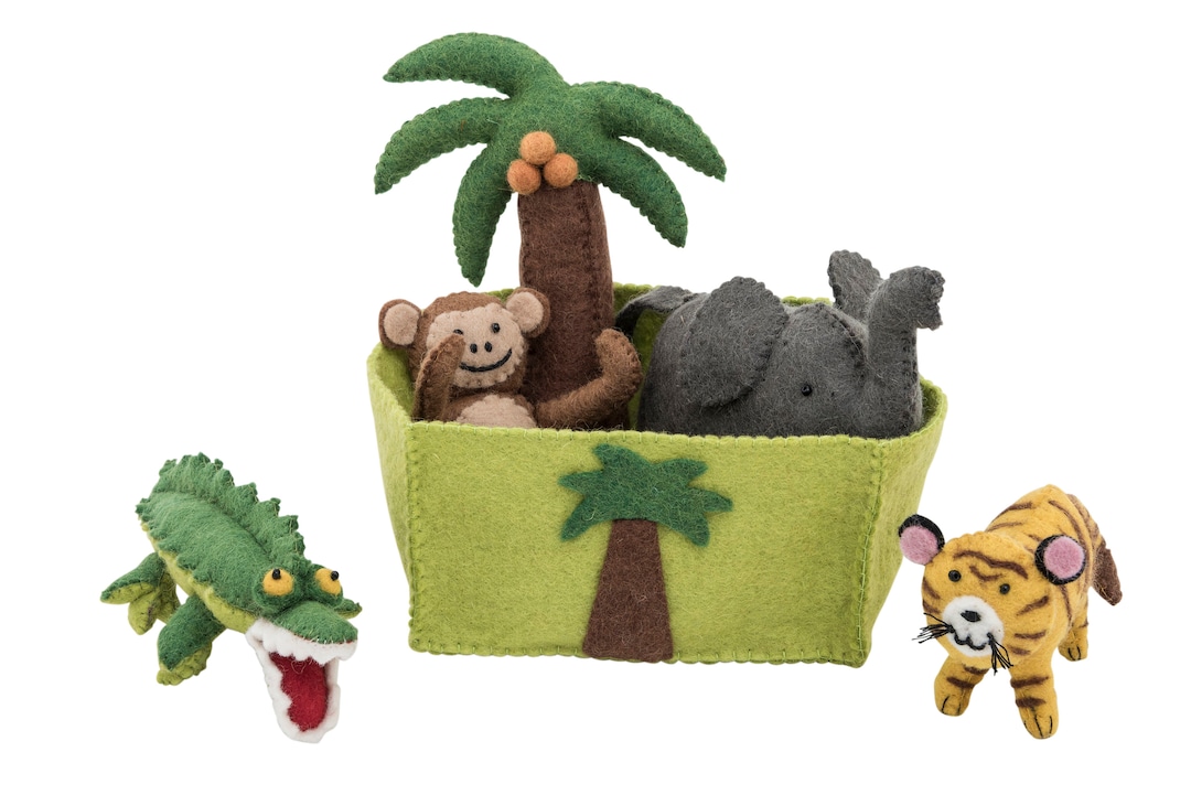 Jungle Play Set, Jungle Animals, Imaginative Play, Childs Play ...
