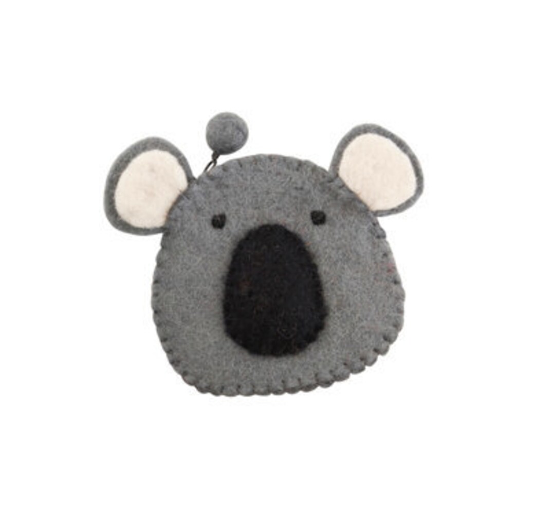 Koala Purse, Felt Purse, Handmade Purse, Handmade Kids, Eco Purse ...