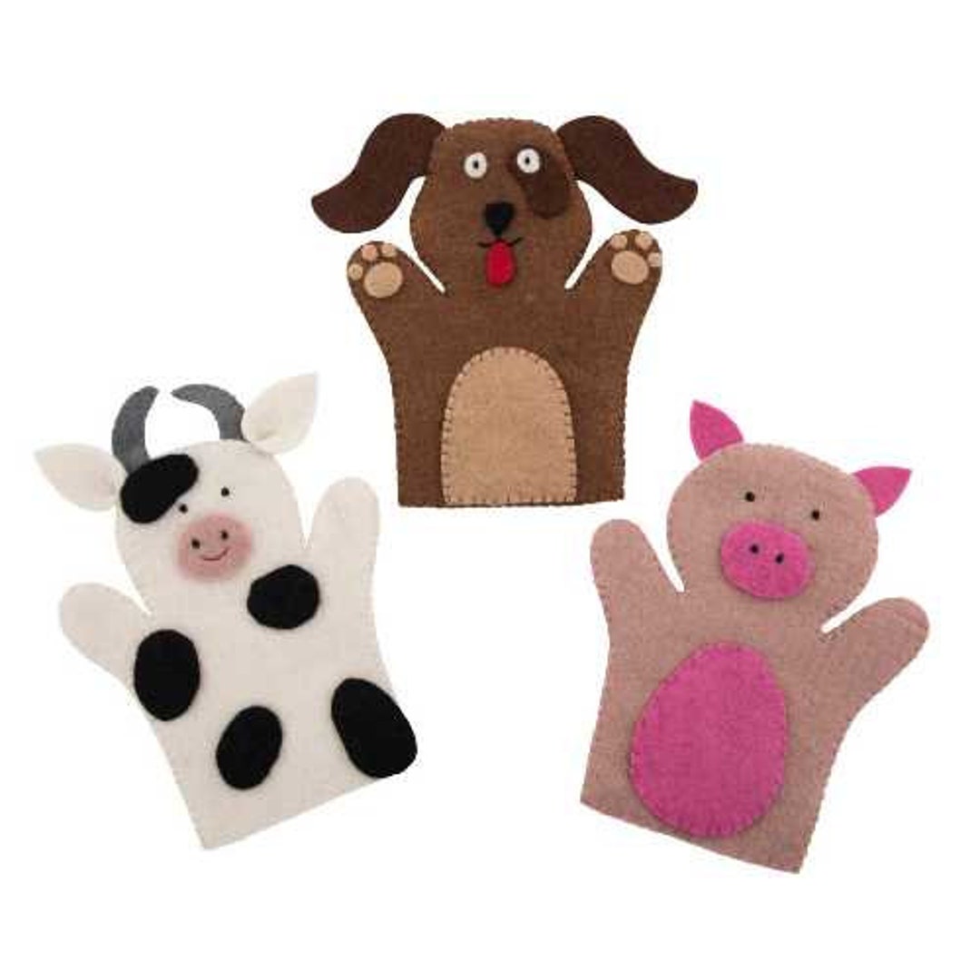 Farmyard Hand Puppets - Etsy