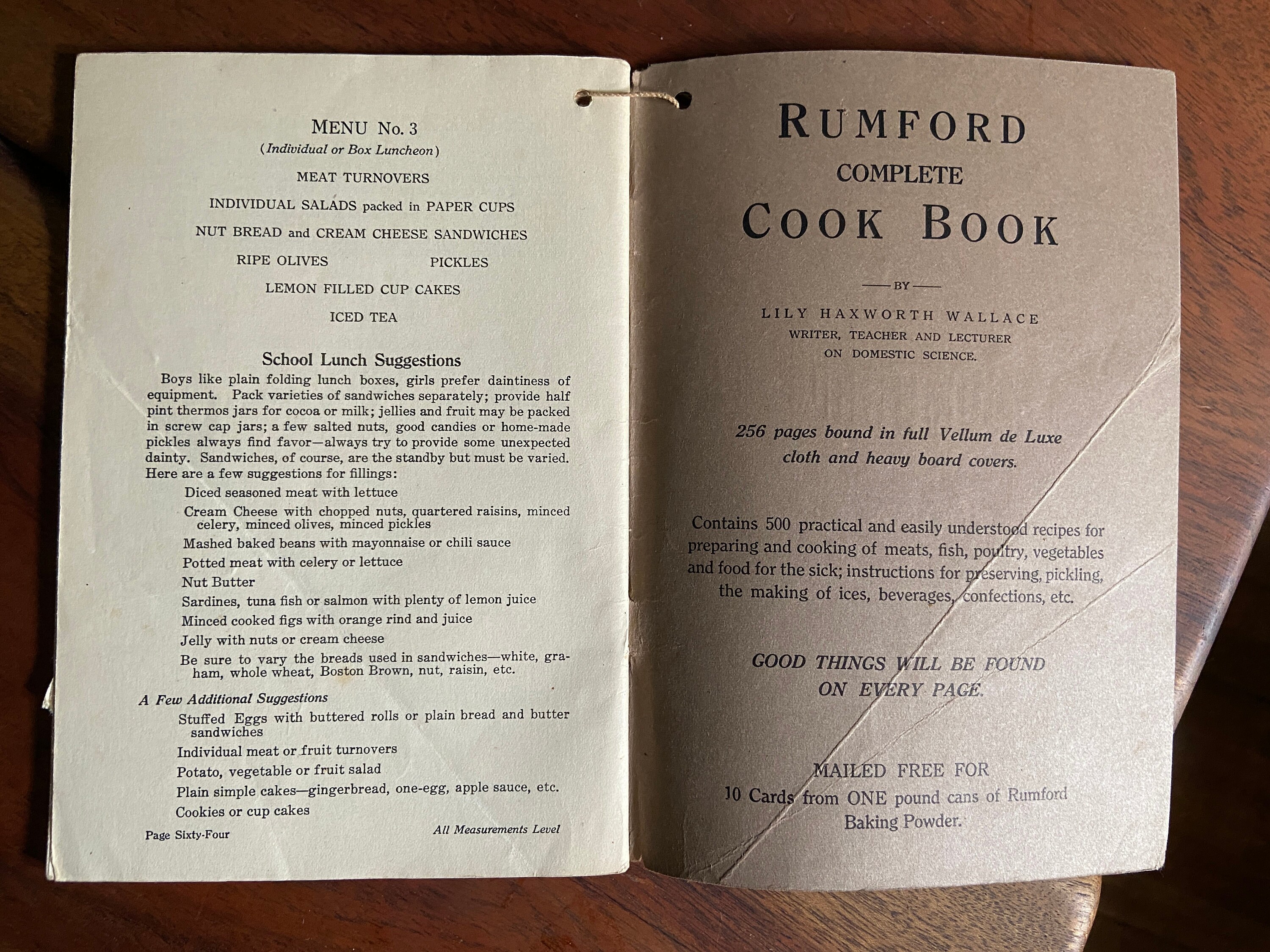 Vintage Rumford Baking Powder Cookbook, Retro, Recipes, Baking, Vintage ...