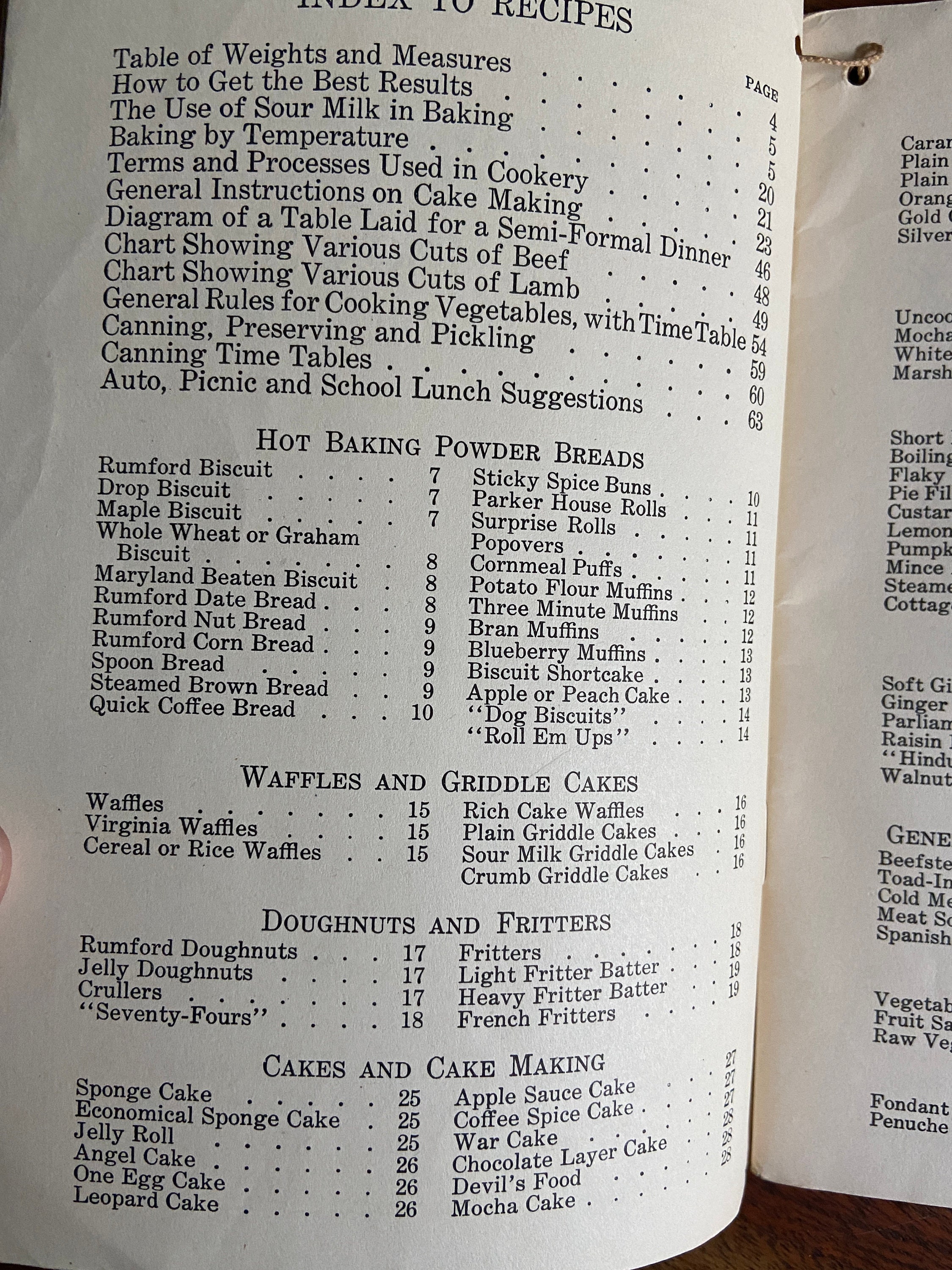 Vintage Rumford Baking Powder Cookbook, Retro, Recipes, Baking, Vintage ...