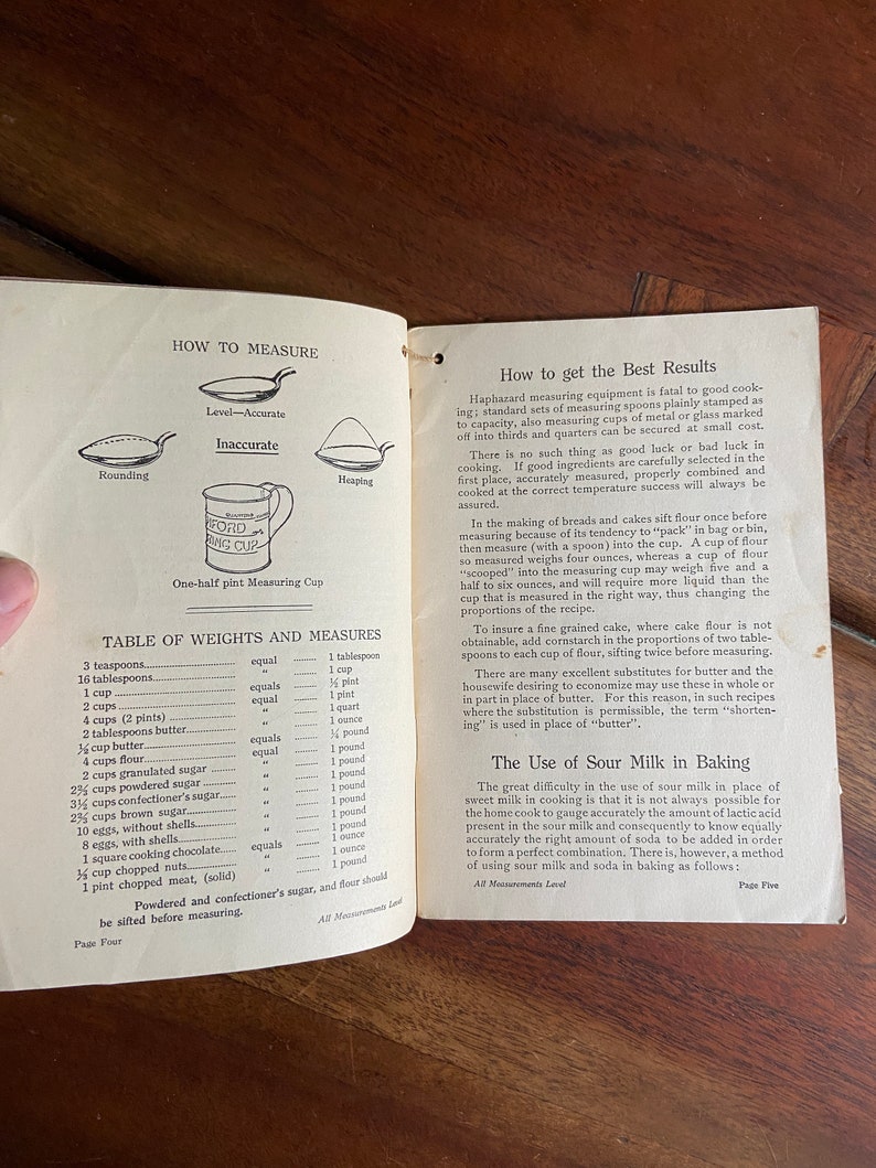Vintage Rumford Baking Powder Cookbook, Retro, Recipes, Baking, Vintage ...