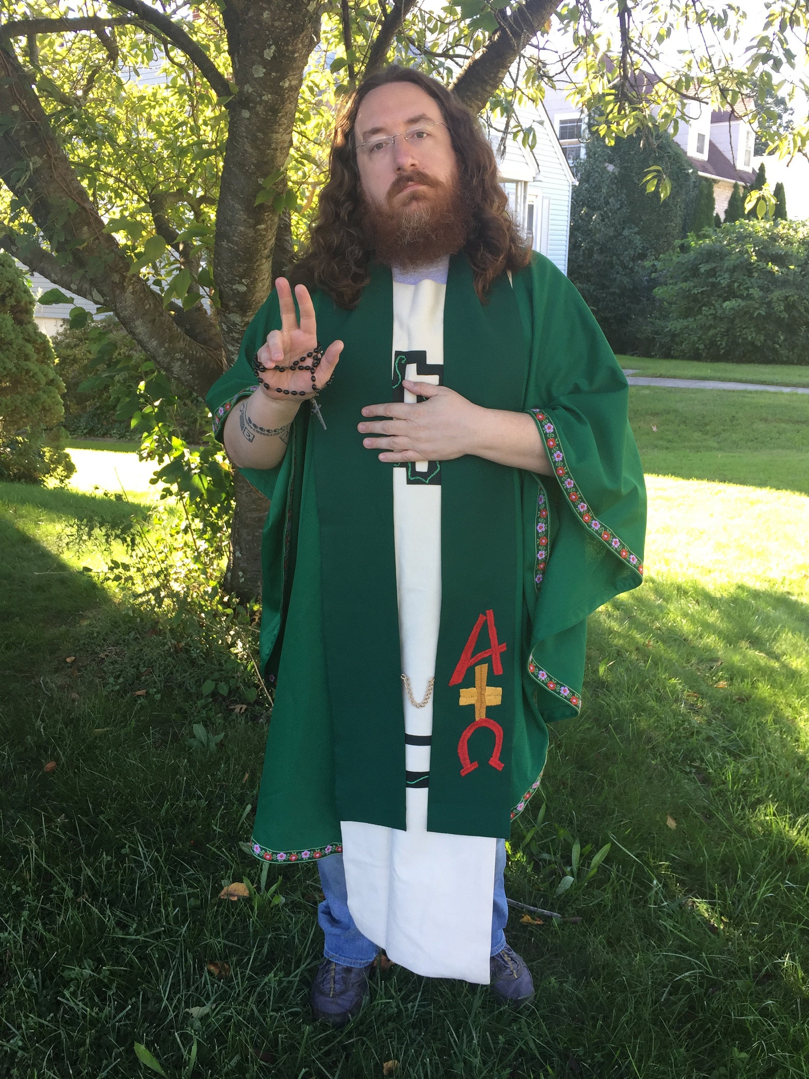 Vintage Handmade Authentic Priest Vestments, Halloween, Priest, the ...