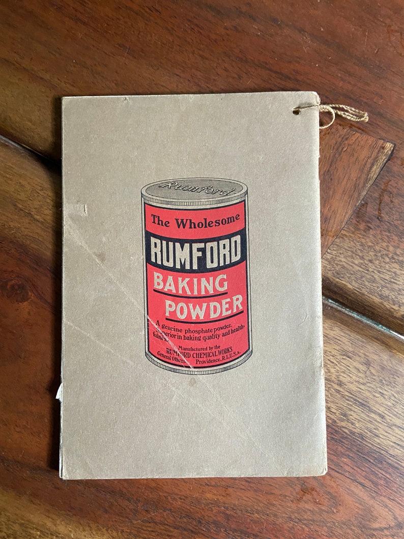 Vintage Rumford Baking Powder Cookbook, Retro, Recipes, Baking, Vintage ...